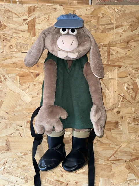 RARE WALLACE AND Gromit HUTCH Curse Of The Were Rabbit Plush Backpack £ ...