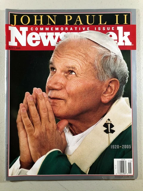 NEWSWEEK MAGAZINE APRIL 11 2005 Pope John Paul II Death Catholic NO ...