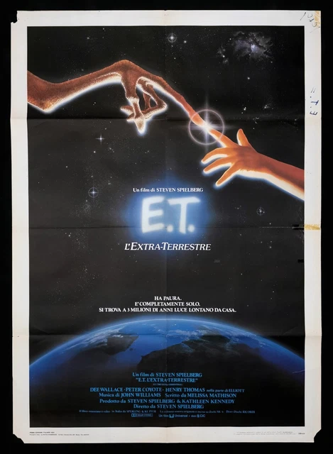 E.T. L'EXTRA-TERRESTRE MANIFESTO poster Spielberg Extra-Terrestrial Sci ...