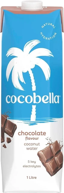 COCOBELLA COCONUT WATER Chocolate 6 X 1L FREE DELEVERY AU $29.99 ...
