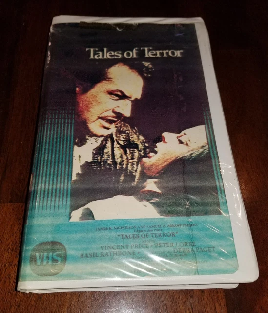 TALES OF TERROR VHS Vincent Price, Peter Lorre, Basil Rathbone WARNER ...