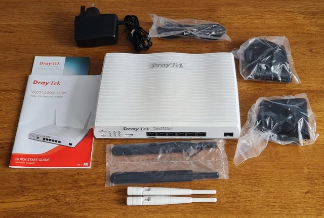 DRAYTEK V2865LAC VDSL2 Gigabit Ethernet Wireless AC 3G/4G LTE Router ...