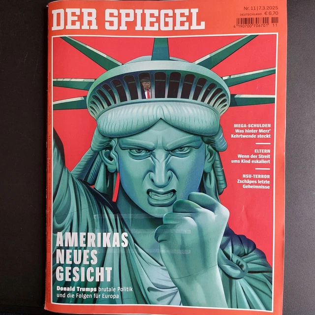 DER SPIEGEL ZEITSCHRIFT Nr. 11 vom 07.03.2025 EUR 4,20 - PicClick DE
