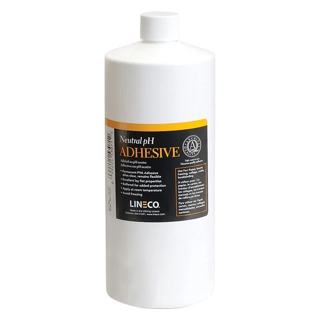 LINECO NEUTRAL PH Adhesive, Archival Quality Acid-Free PVA Buffered ...