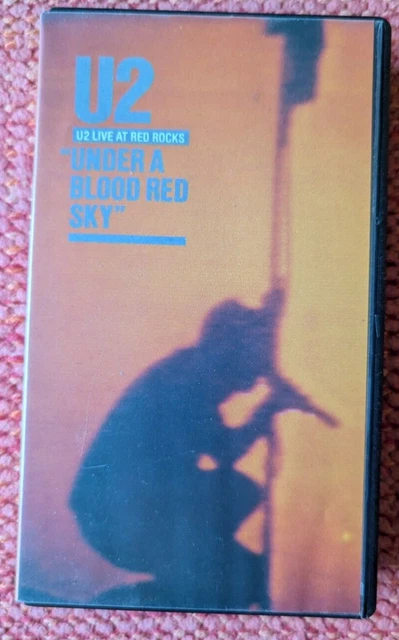 U2 LIVE AT Red Rocks VHS VIDEO Under A Blood Red Sky Bono The Edge £7. ...