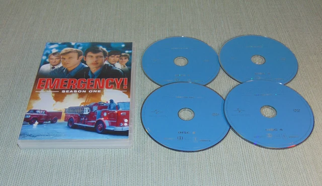 EMERGENCY SEASON ONE DVD Complete Series 1 TV Drama 1972 (USA Region 1 ...