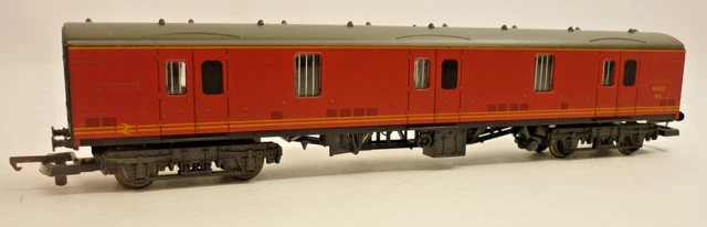 LIMA 00 GAUGE BR GUV BOGIE PARCEL VAN - POST OFFICE RED - 305613, n £12 ...