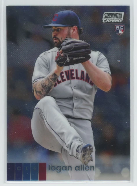 2020 STADIUM CLUB Chrome Logan Allen RC Cleveland Indians #271 EUR 1,12 ...
