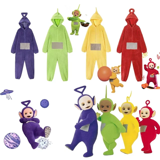 TELETUBBIES JUMPSUIT COSTUME Kigurumi Pajamas Party Sports Day Book ...