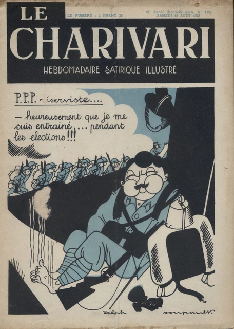 LE CHARIVARI N 112. Hebdomadaire satirique illustr . 18 ao t 1928. EUR ...