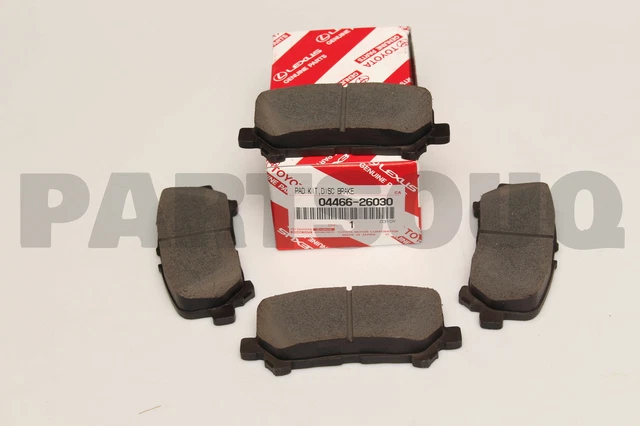 0446626030 GENUINE TOYOTA PAD KIT DISC BRAKE 04466-26030 EUR 76,87 ...