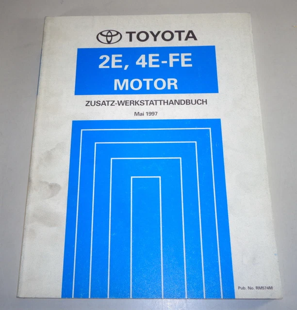 MANUALE OFFICINA TOYOTA Motore 2E/4E-FE IN Corolla Supplemento Di 1997 EUR 22,69 - PicClick IT