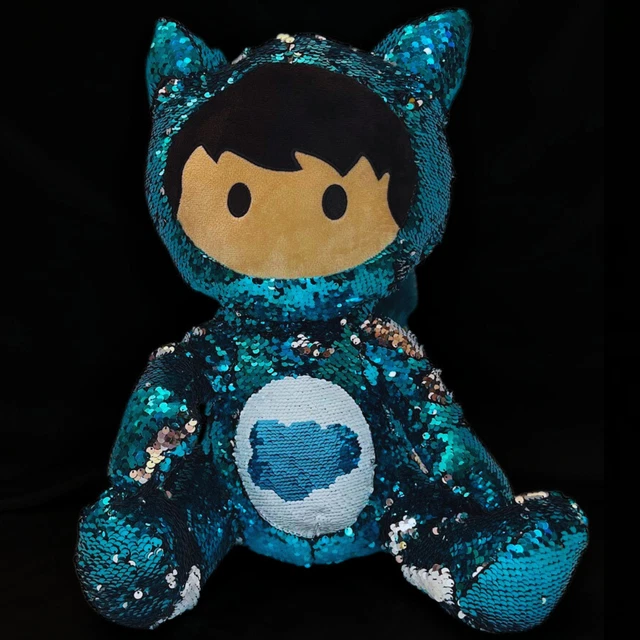 SALESFORCE 25TH ANNIVERSARY Astro Plush Sequin Doll - RARE FIND NWOT £ ...