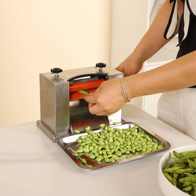 EDAMAME PEELING MACHINE Bean Pea Sheller Hand Crank Sturdy ...