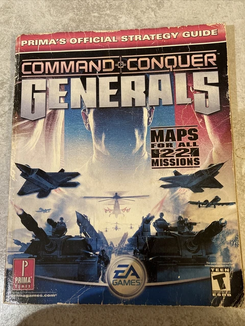 PRIMA'S OFFICIAL STRATEGY guide command conquer generals maps for all 22 mission £3.99 - PicClick UK