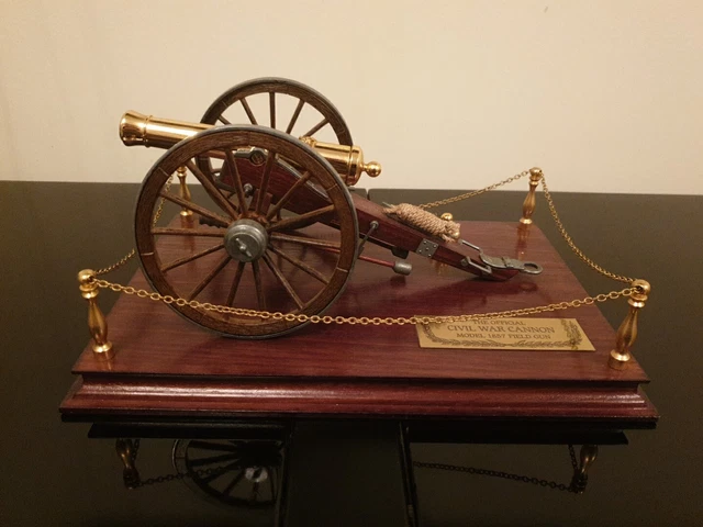 RARE VINTAGE FRANKLIN Mint - USA Civil War Cannon - The Model 1857 ...