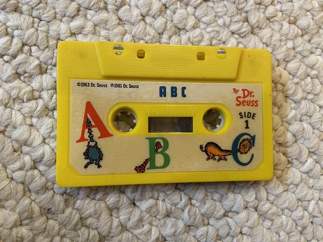 VINTAGE DR SEUSS ABC Fisher Price Cassette Tape 1981 Record Your World ...