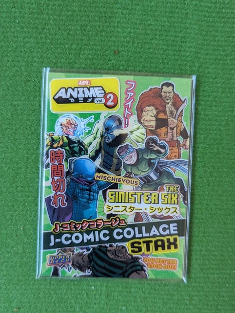 2023 UD MARVEL Anime Vol 2 Stax MS-7 lot de six cartes MS-7A MS-7B MS ...