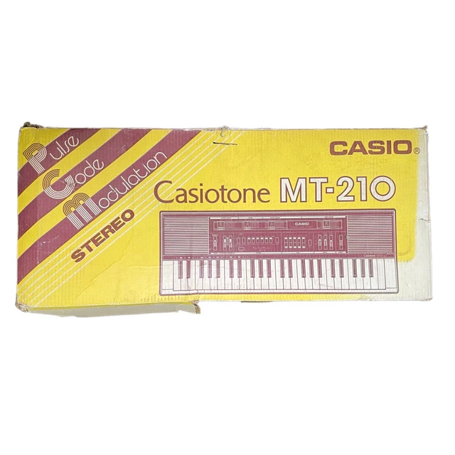 VINTAGE CASIO CASIOTONE MT-210 Electronic Musical Keyboard Instrument ...