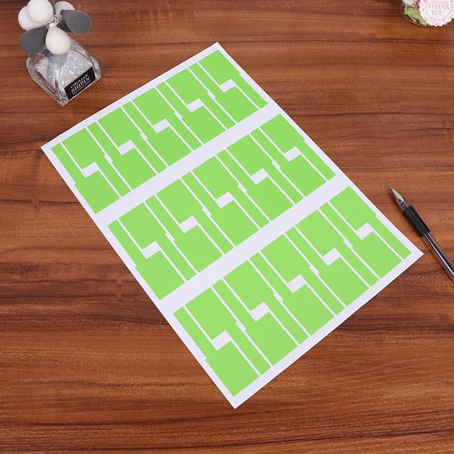 CABLE NAME TAGS Identification Cable Marker Self-adhesive Cable Sticker ...