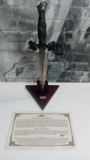 KIT RAE THE Talisman Dagger W/ Display Stand & Story! United Cutlery ...