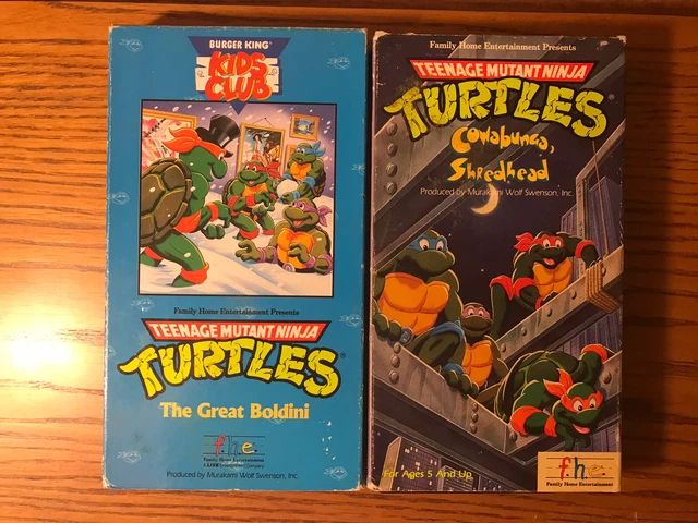 VINTAGE 1990 TEENAGE Mutant Ninja Turtles VHS Lot Of 4 EUR 21,85 ...