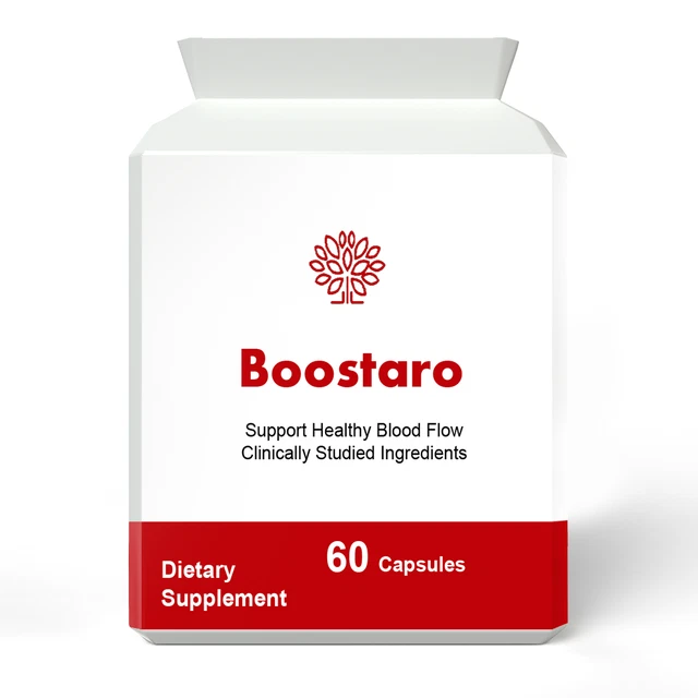 60 BOOSTARO CAPSULES Blood Flow Support for Men Max Strength 2 Months ...