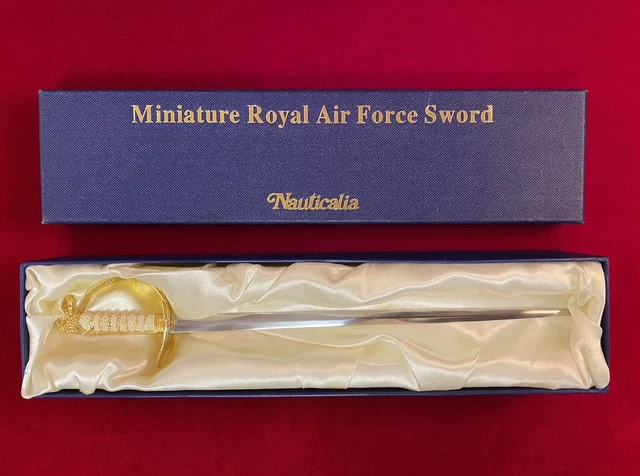 RAF MINIATURE SWORD Paper Knife / Letter Opener - Royal Air Force ...