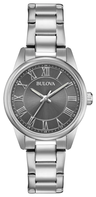 BULOVA WOMEN'S QUARTZ Silver Stainless Steel Watch 32mm 96L272 EUR 86 ...