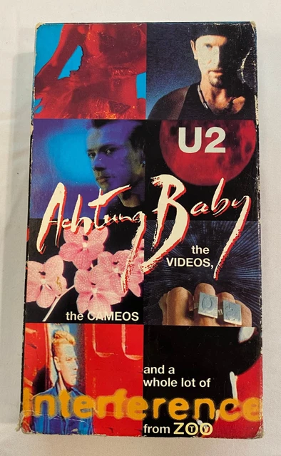 U2- ACHTUNG BABY VHS Video Tape. The Videos, The Cameos. 1992. $5.00 ...