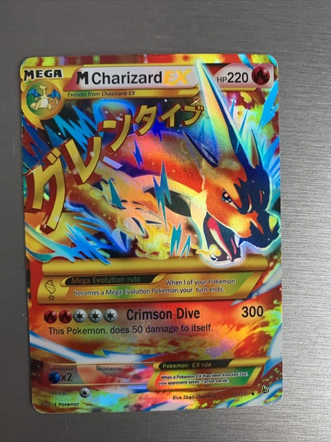 CARTE POKEMON M Charizard Ex - Hp 220- 13/106 - Datee De 2014 - Version ...
