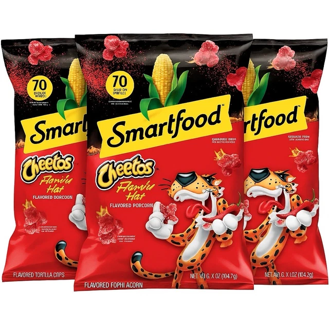 SMARTFOOD FRITO-LAY CHEETOS Flamin’ Hot LIMITED EDITION Popcorn 6.5 Oz ...