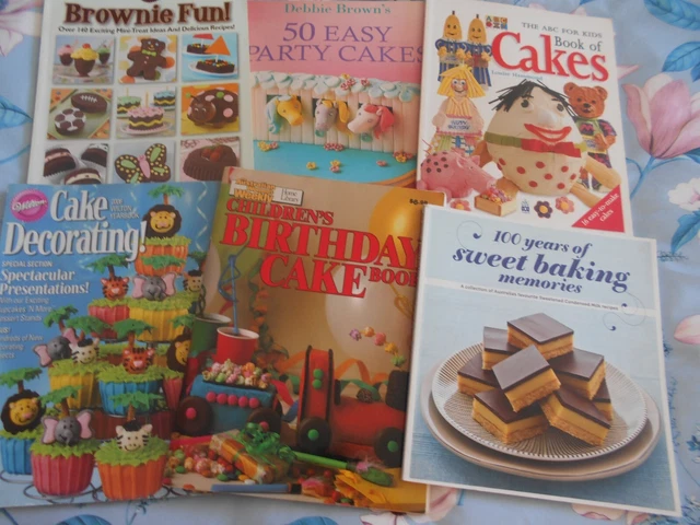 PARTY CAKE BOOKS baking ,kids Birthday Party, ABC PLAYSCHOOL, bulk lot ...