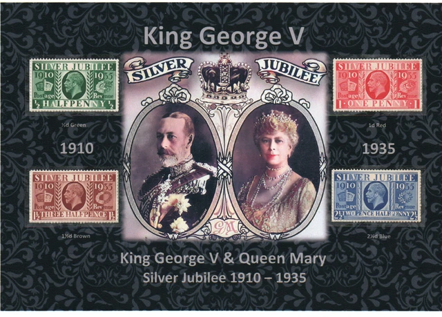GB KGV 1935 Lovely Display Of King George V Silver Jubilee Mint M#1 £6.44 - PicClick UK
