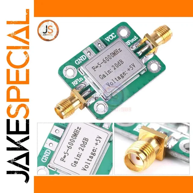 LNA 5-6000MHZ RF Amplifier Module 20dB Gain EUR 27,59 - PicClick FR
