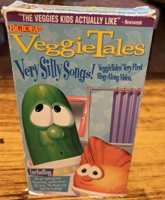 VEGGIETALES VERY SILLY Songs Sing Along VHS Video Tape Kids Christian ...
