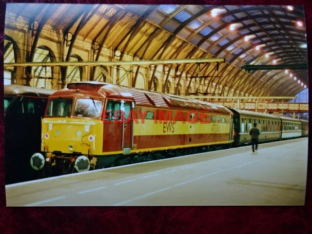 PHOTO CLASS 47 Loco No 47786 Ews Livery £1.60 - PicClick UK