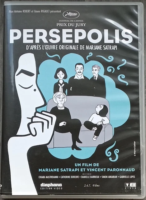 DVD PERSEPOLIS/2007/MARJANE SATRAPI/VINCENT Paronnaud/Dessin Animé/Iran ...