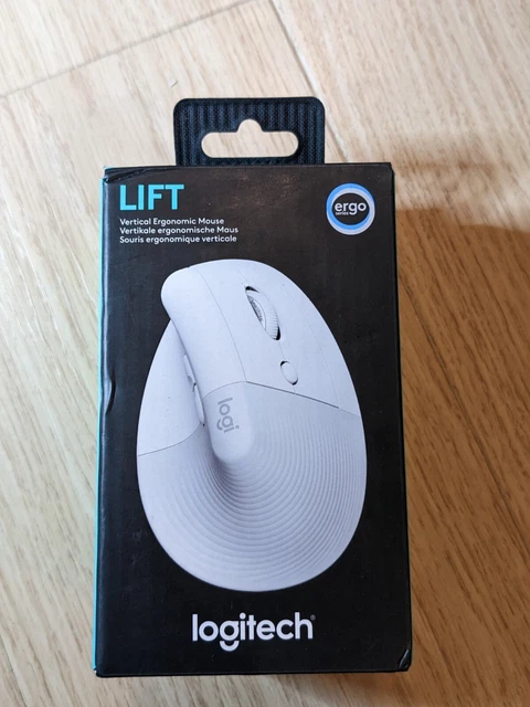 LOGITECH LIFT VERTICAL Ergonomic Wireless Mouse - White - Right-Handed ...