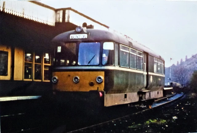 6X4& RAILWAY PHOTO BR RAILBUS @ Millers Dale, Buxton 1960s Peak Rail ...