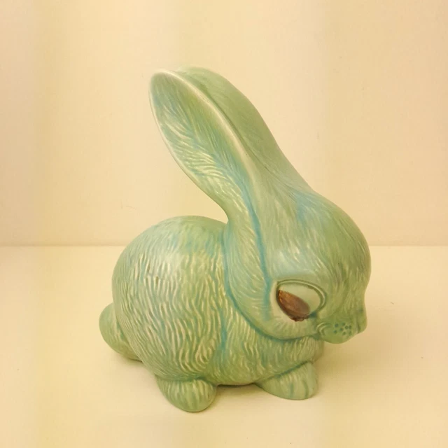SYLVAC BUNNY BLUE 2955 Rabbit Ornament Vintage 24cm Easter -WRDC £335. ...