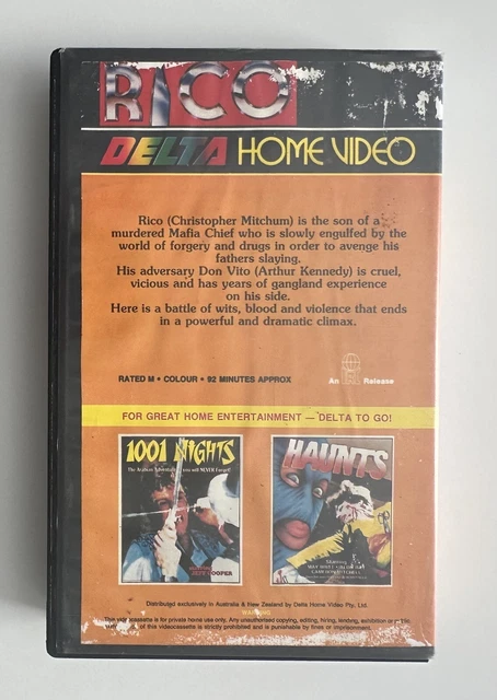 RICO (AKA CAULDRON of Death) [VHS] Delta Big Box Ex-Rental Video Tape ...