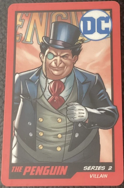 PENGUIN, DC COMICS Arcade Gaming Collectable Card Super Hero SERIES 2 £ ...