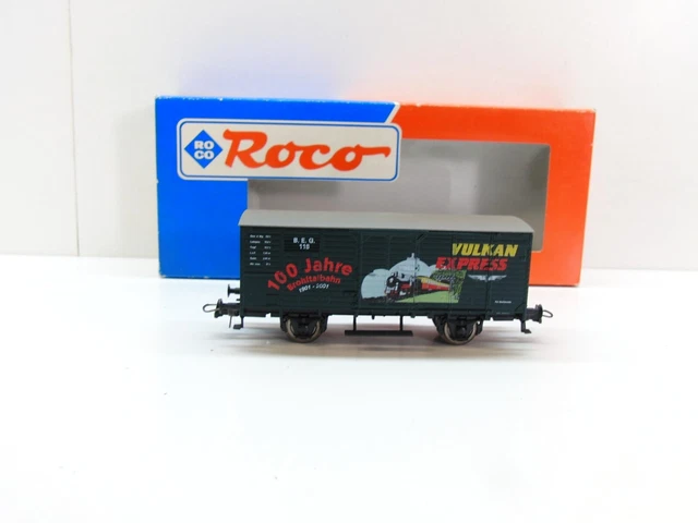 ROCO H0 GED. Güterwagen "Vulkan Express", DC, TOP in OVP #36188 EUR 29 ...