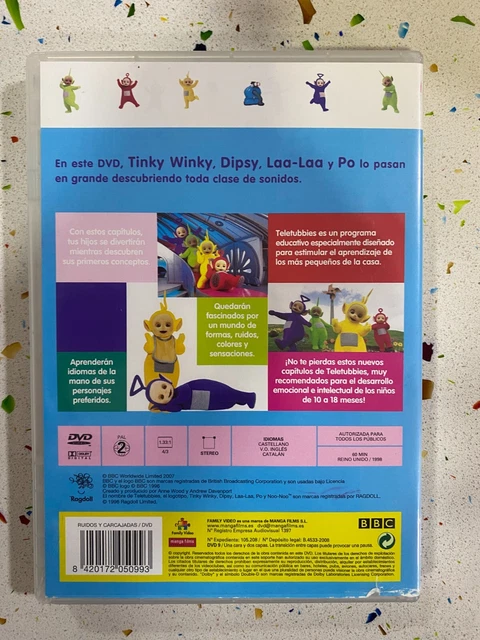 TELETUBBIES DVD RUIDOS Y Carcajadas Jajaja Bbc Español Ingles Catalan ...