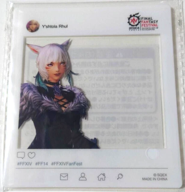 FINAL FANTASY XIV Fan Festival 2024 SNS Acryl Klare Karte Y'shtola Rhul EUR 50,30 - PicClick DE