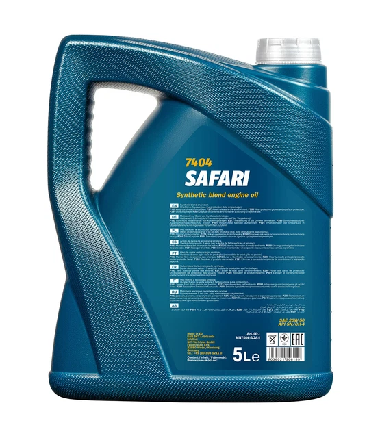 2X5 LITRES MANNOL Safari 20W-50 Huile Moteur API SL/CF Engine Oil EUR ...