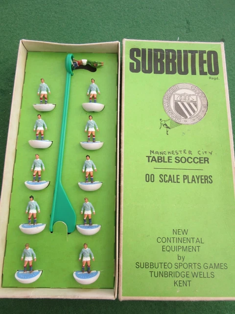 SUBBUTEO TEAM MANCHESTER CITY from late 60's early 70's table football ...