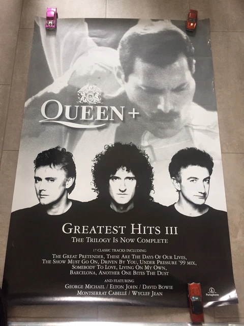 QUEEN 'GREATEST HITS III' Official Poster, Rare, 1999, Freddie Mercury ...