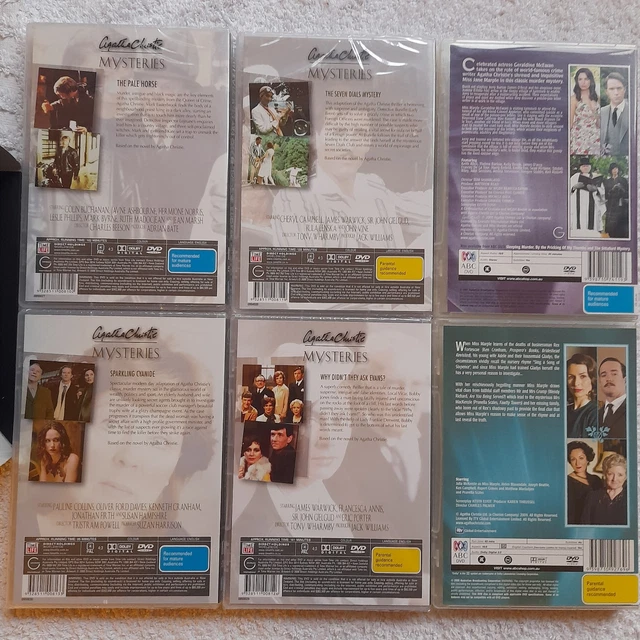 AGATHA CHRISTIE MYSTERIES 4 DVD Box Set 2 Marple DVDs Murder Mystery ...